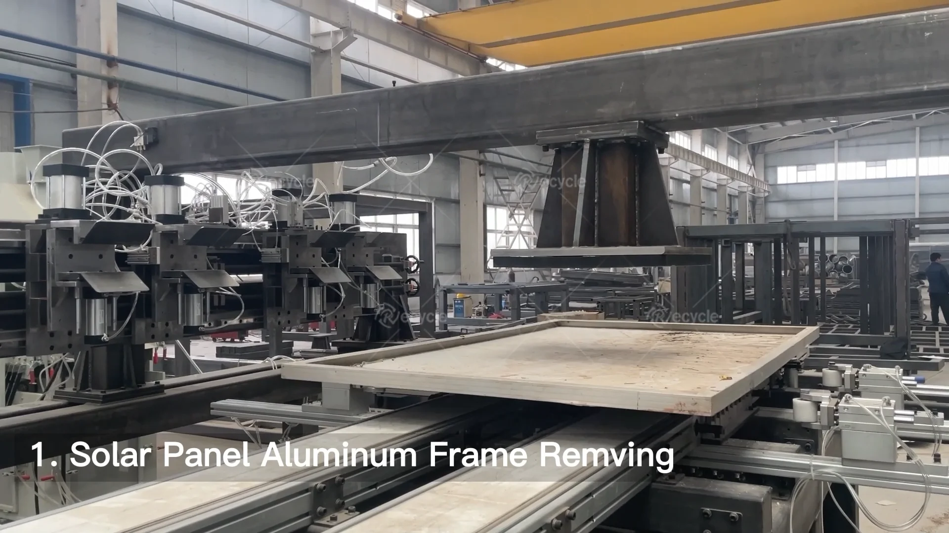 Waste Photovoltaic Panels Recycling Plant Solar Panel Crushing Machine ...