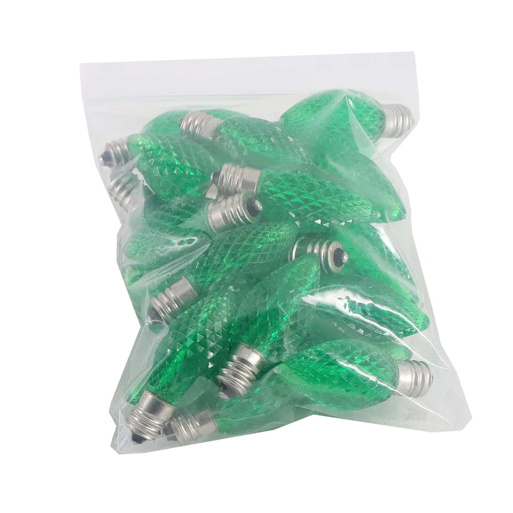 Commercial Grade Christmas Decoration Warm White 0.8w Faceted C9 Smd ...