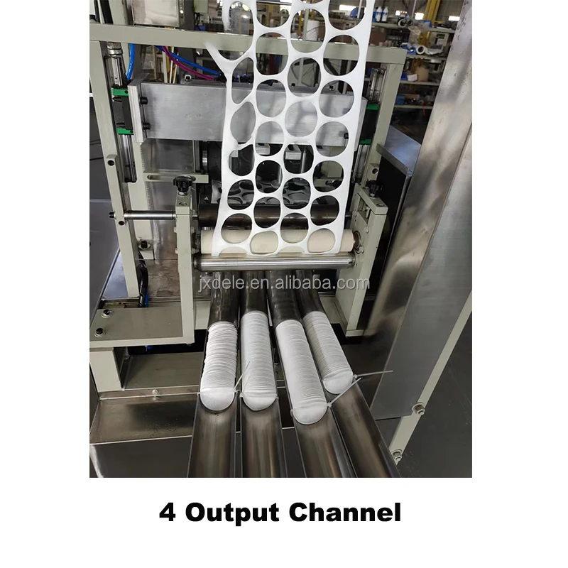 Professional Design Disposable Automatic Round Cotton Pad Making ...