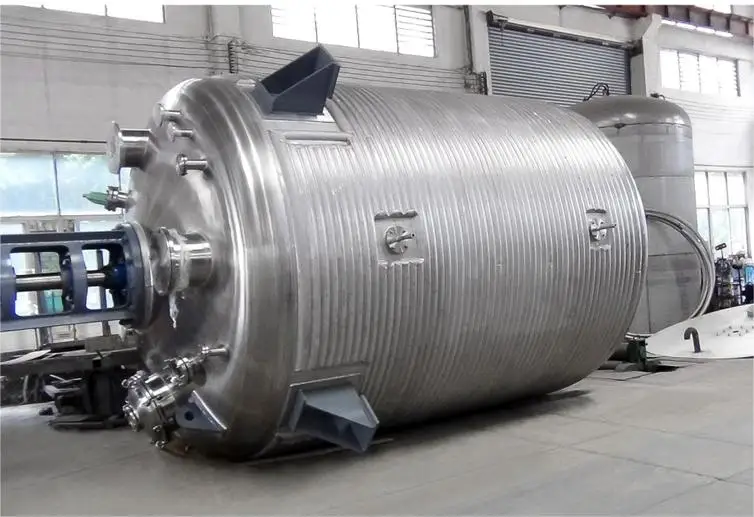 Kmc 50l-500l Steel Reactor External Coil Hydrogenation Reactor Heating ...
