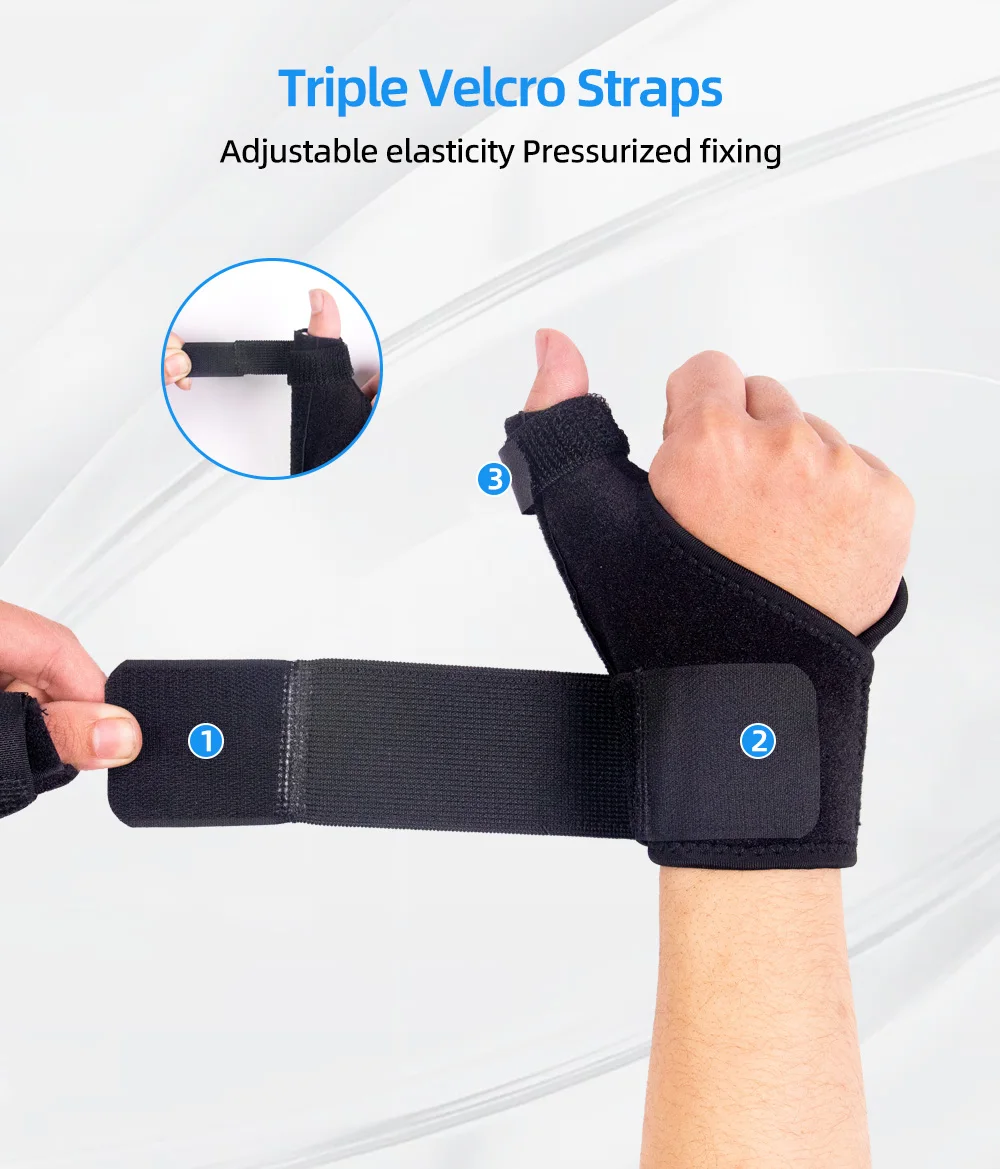 Medical Sprain Arthritis Thumb Splint Support Joint Immobilization ...
