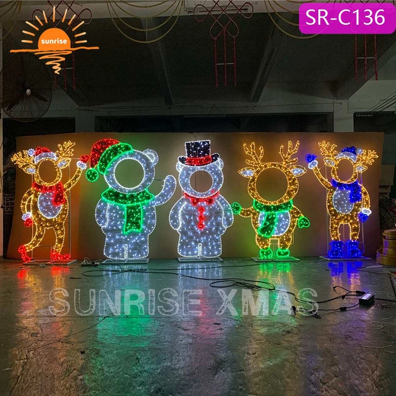 Outdoor Waterproof LED Christmas Train - Luxury Lights
