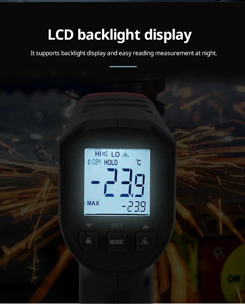 UNI-T UT306S Digital Infrared Thermometer - Precision & Reliability