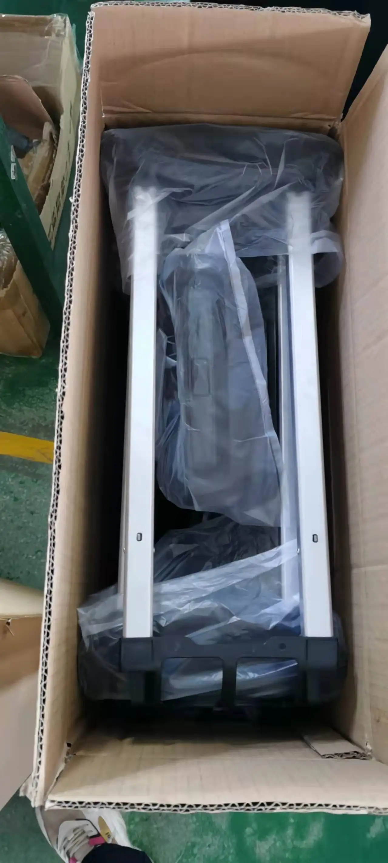 Aluminum Adjustable Luggage Trolley Pull Handle 5 Section Luggage ...