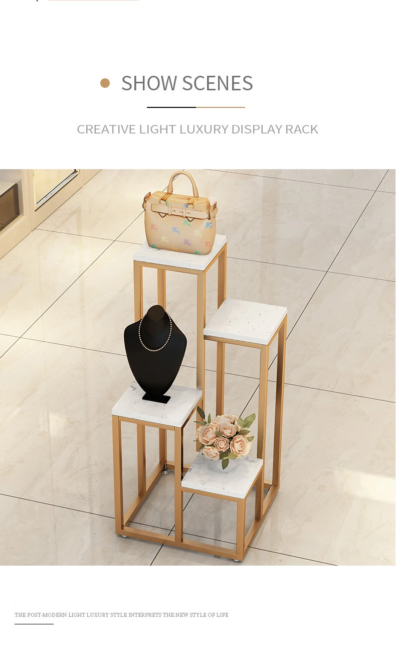 Kainice Bags Shop Interior Design Fixture Display Racks Handbag Retail ...