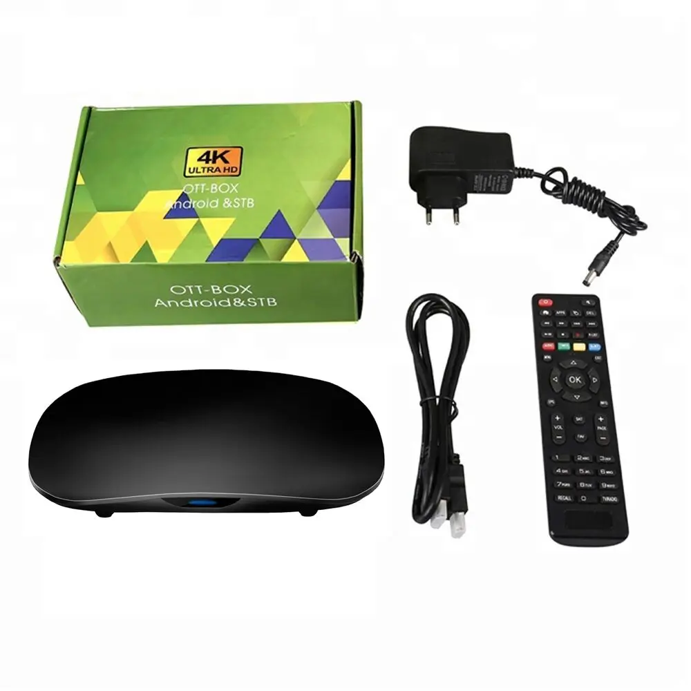 Ott Android 4k Smart Tv Box Amlogic Both Scenarios Atv And Aosp Android ...