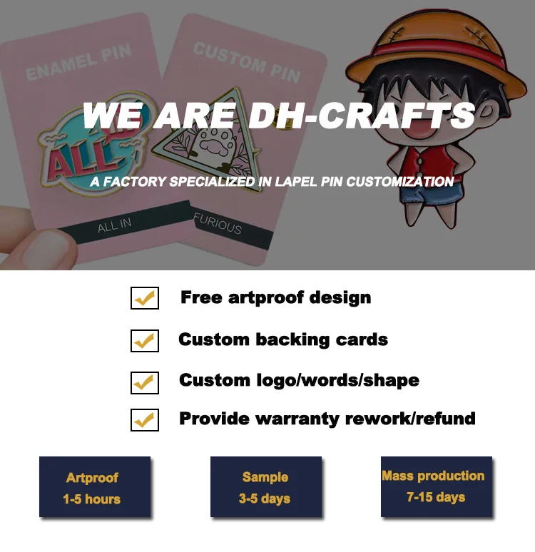 Professional Custom Metal Pin Badges Name Brooch Pins