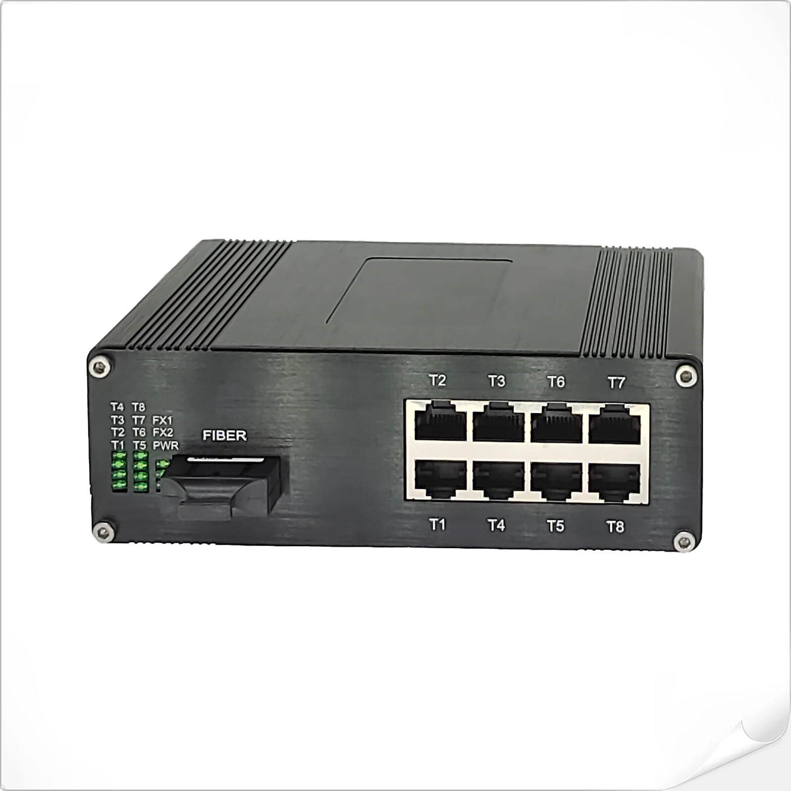 High Quality 8-port 10/100base-tx+1port 100base-fx Industrial Gigabit ...