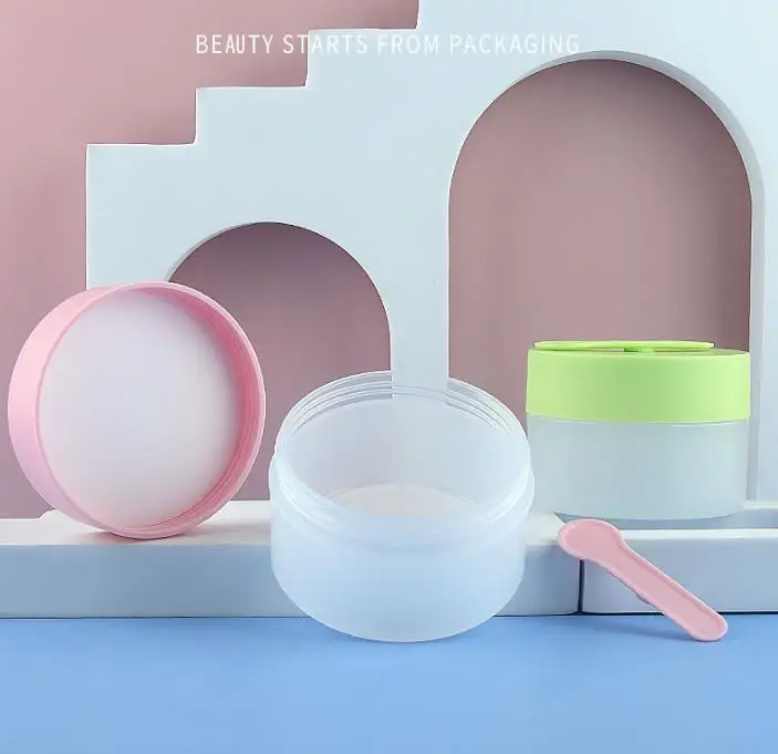 Refillable Empty Plastic Cream Jars Sample Cosmetic Makeup Container ...