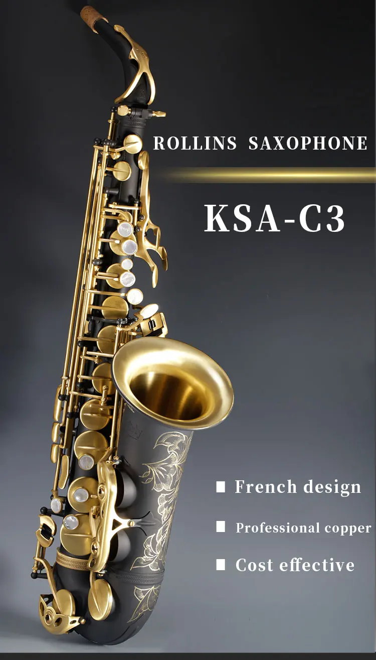 Alto Saxophone Karlorly Series KSA-C3 Carbon Technology EB Tone