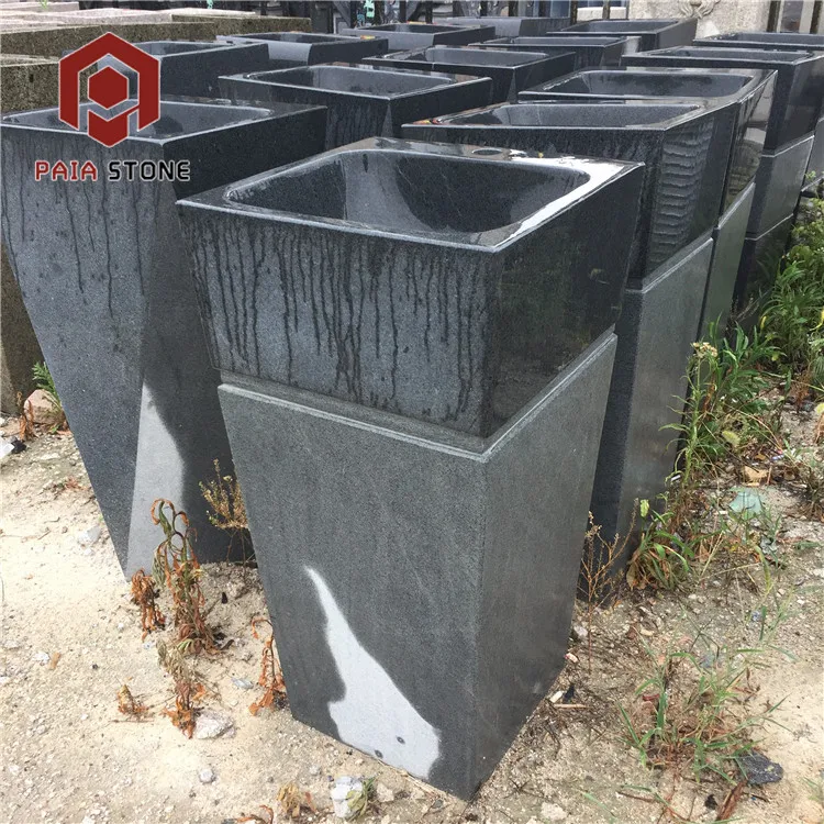 Outdoor Natural Granite Stone Pedestal Sink Bathroom Countertop - Buy ...