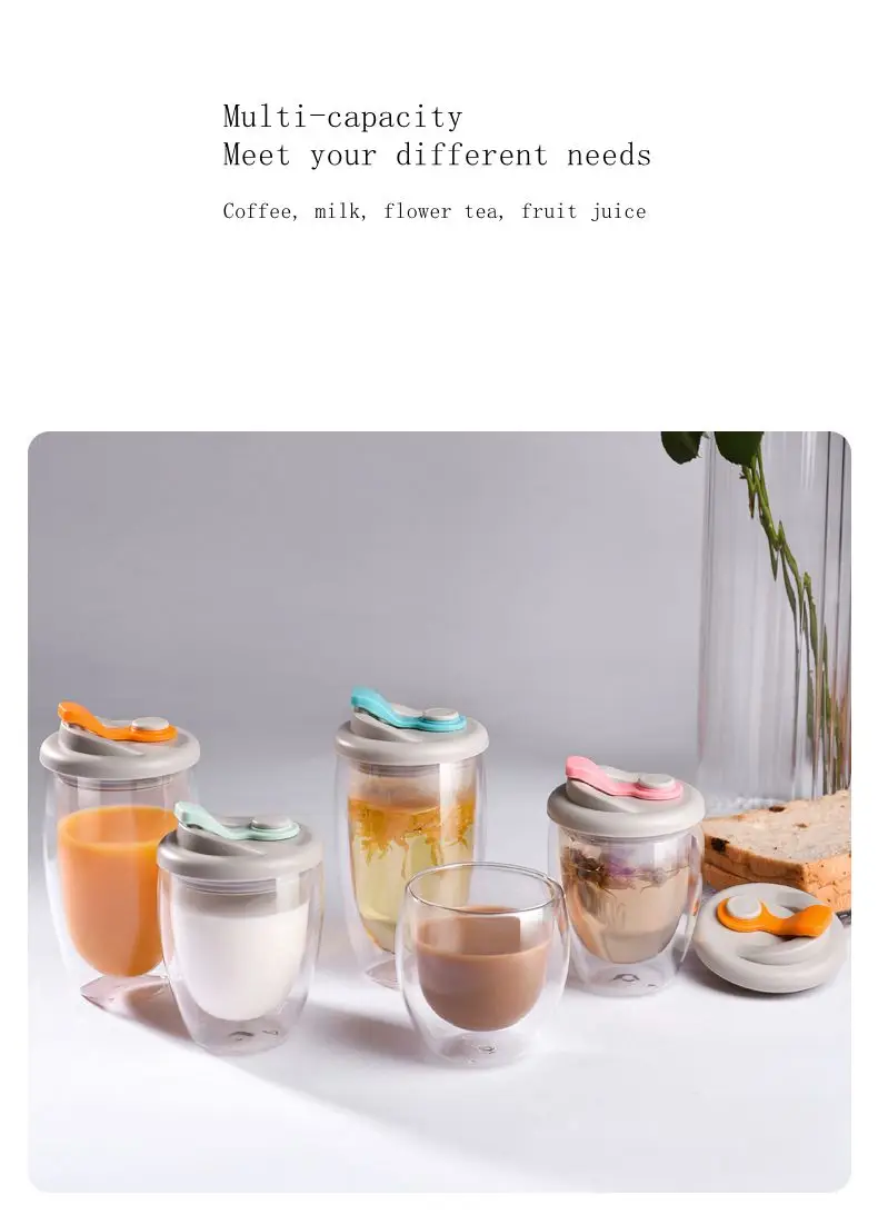 Heat-resistant High Borosilicate Glass Glass Cup Clear Drinking Cup ...