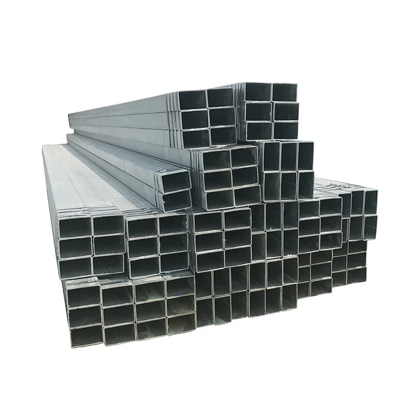 Tianjin Pre-galvanized Gi Square Emt Pipe 40*40*1.2mm 40*40*1.3mm Q235 Q235b Q355 Q195 Erw ...