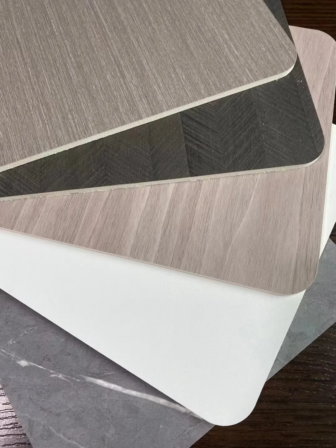 Marble Continuous Texture Co-extruded Bamboo Charcoal Wood Veneer Wpc ...