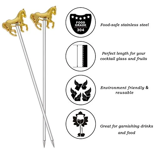 Alibaba.com: Creative Silver Horse Golden Horse Stainless Steel Fruit ...