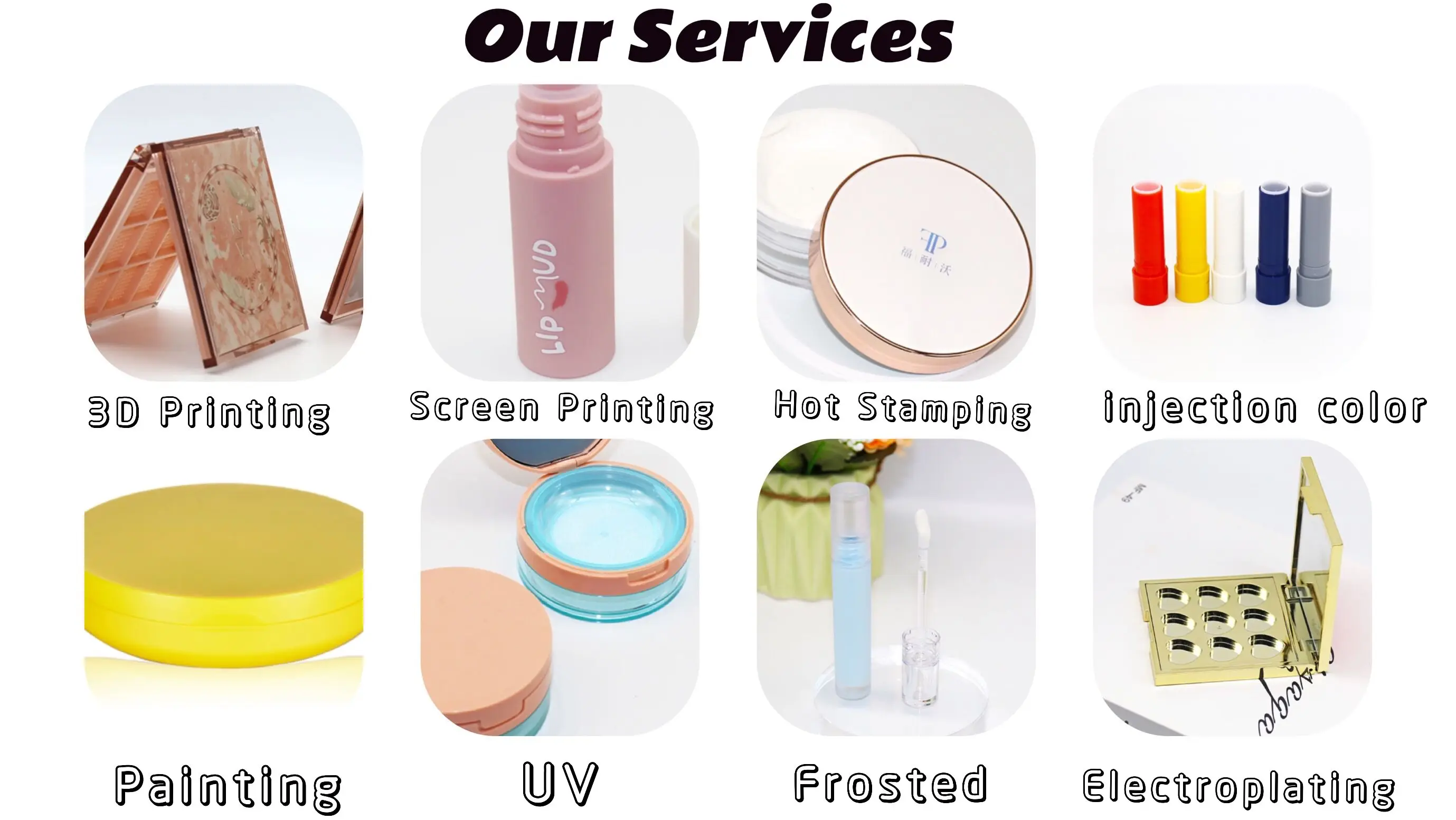 Wholesale Pressed Powder Case Packaging Green Round Empty Container ...