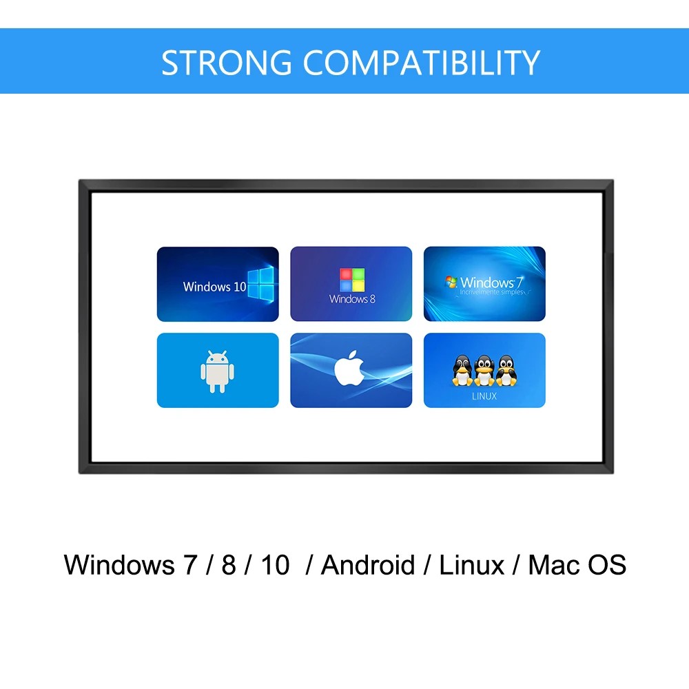 Zptouch 65 Inch Ir Multi Touch Frame With 20 Points - Buy Multi Touch ...