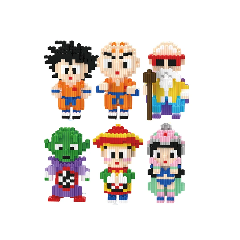 New Arrivals ABS Plastics DIY Mini Figure Ball Z Xinz Dragoned Micro ...