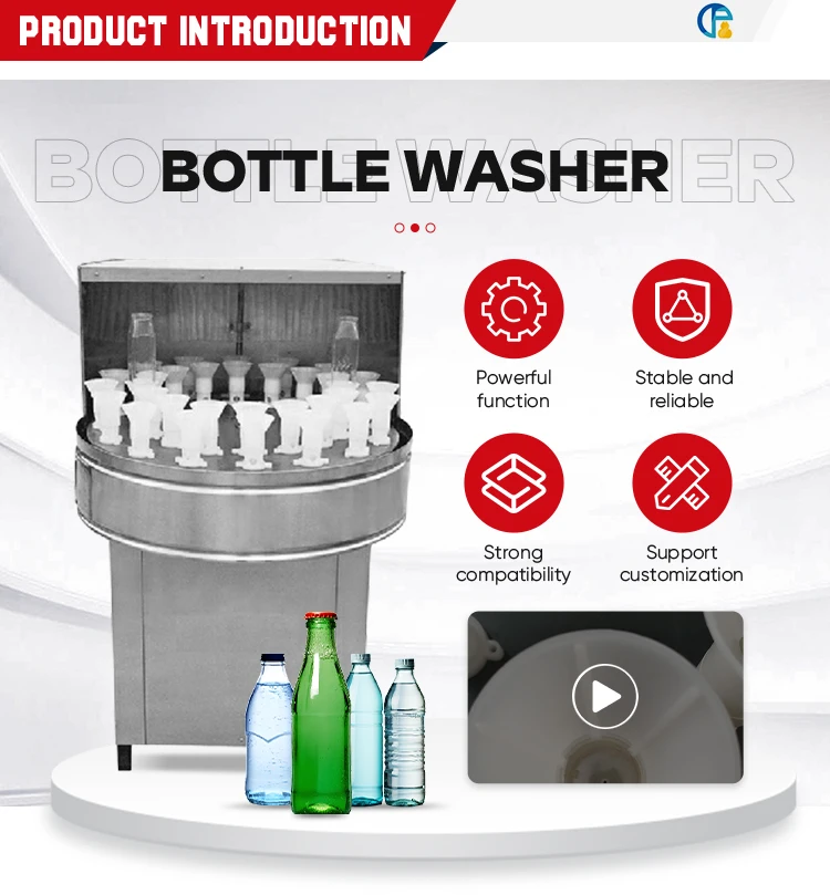 Small Bottle Washing Machine Semi Automatic Bottle Washer| Alibaba.com