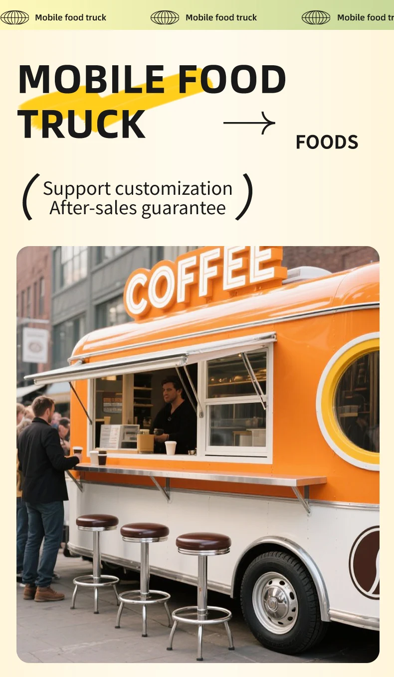 Farmers Market Food Trailer - Foldable Counter & Mobile Payment