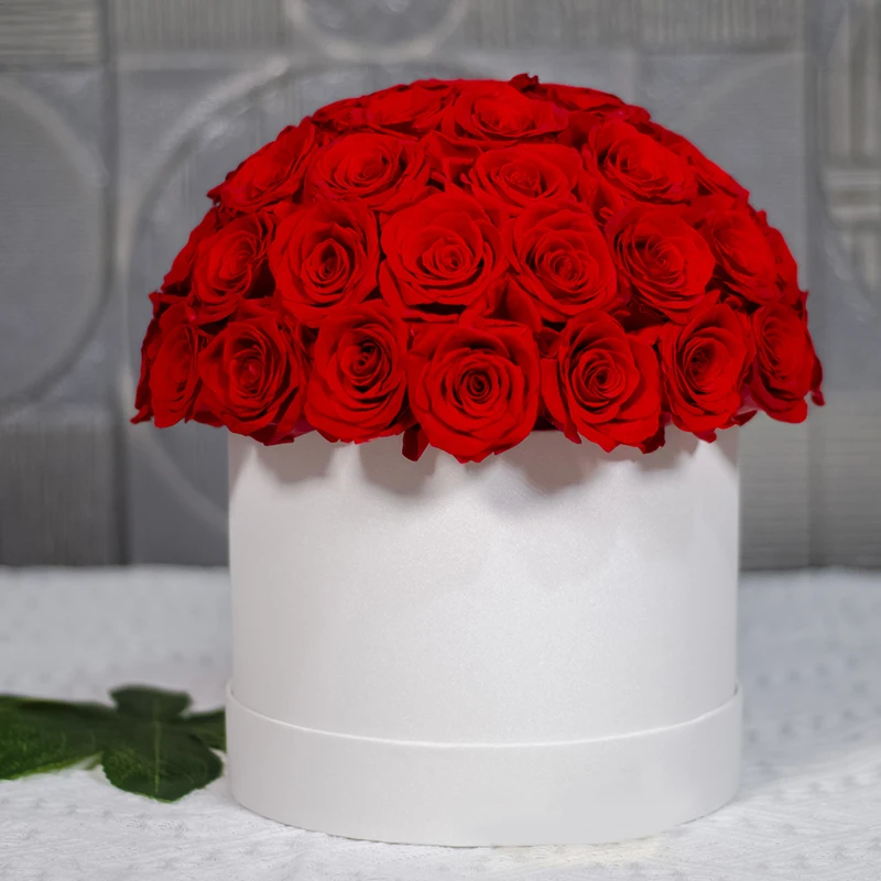 Large Forever Preserved Real Rose In Box That Last Over A Year Romantic ...