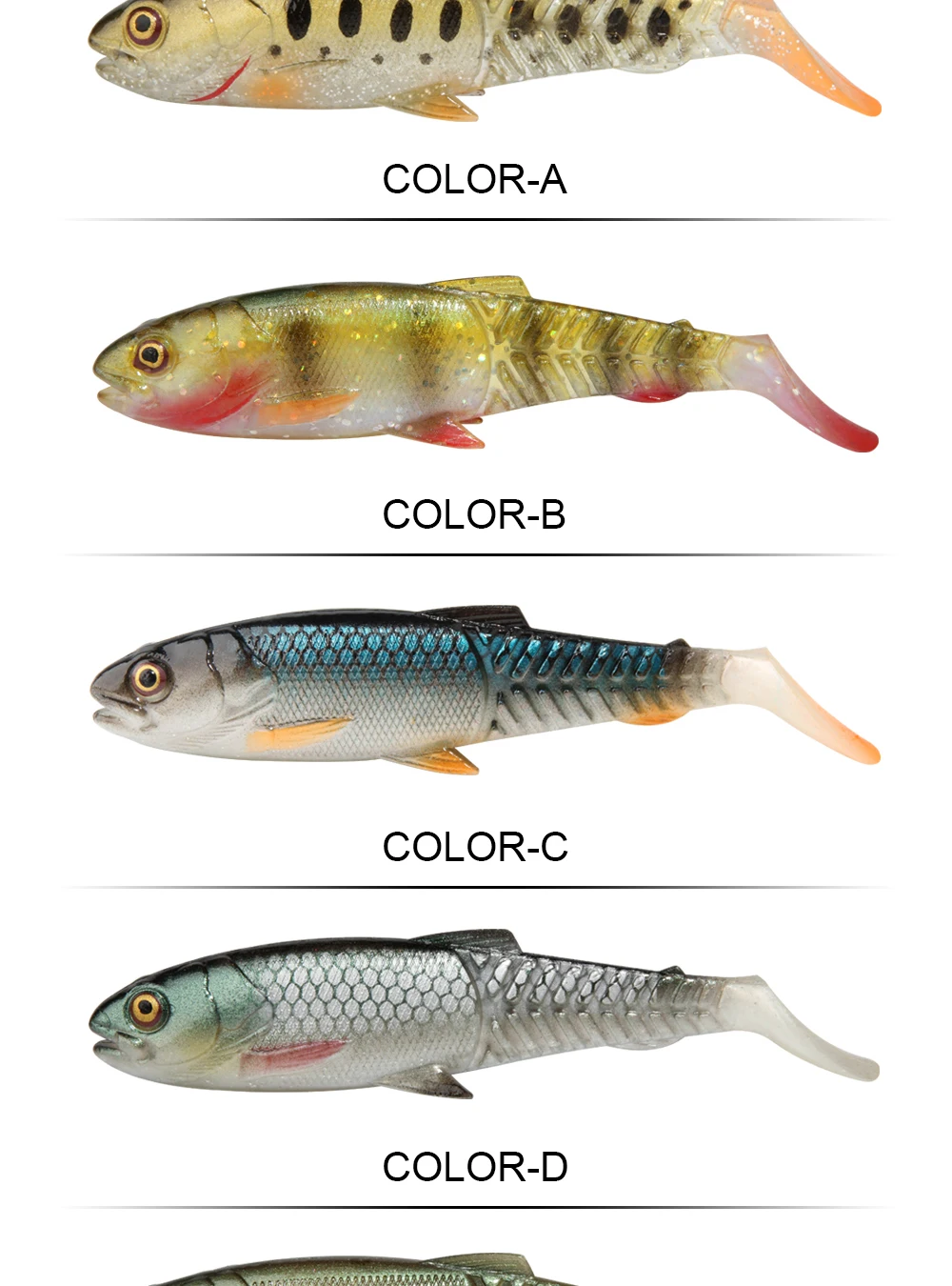 Spinpoler Soft Fishing Lures - Versatile and Effective Bait