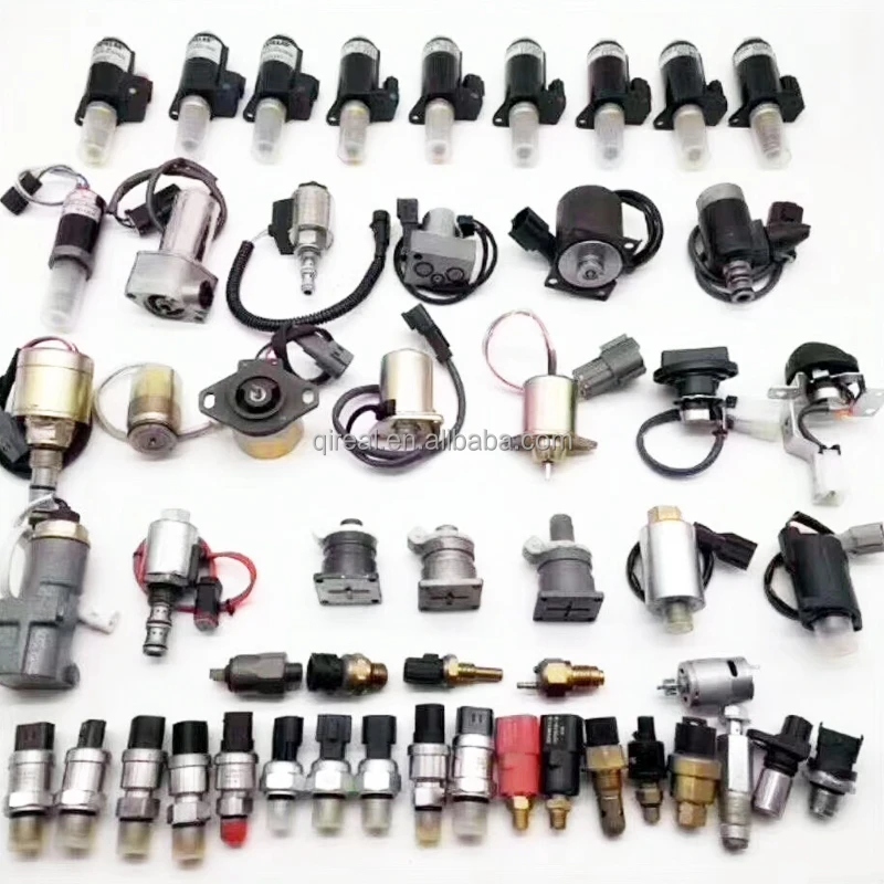 Excavator Electrical Parts Solenoid Valve Assy 3e-6424 3e6424 For Motor ...