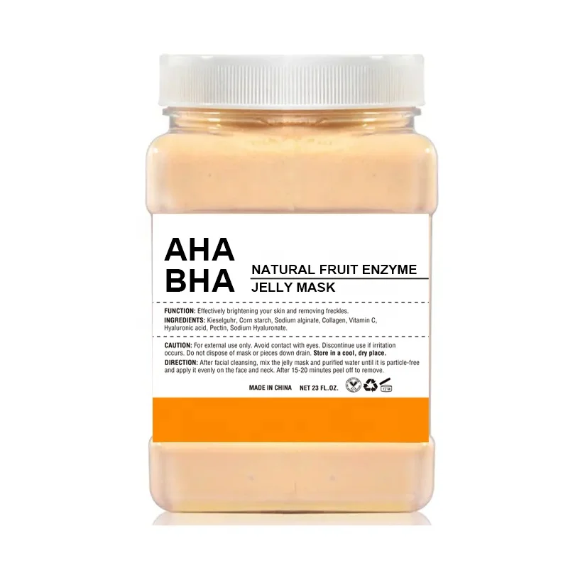 Private Label Aha Bha Natural Fruit Enzyme Exfoliating Powder Peel Off ...