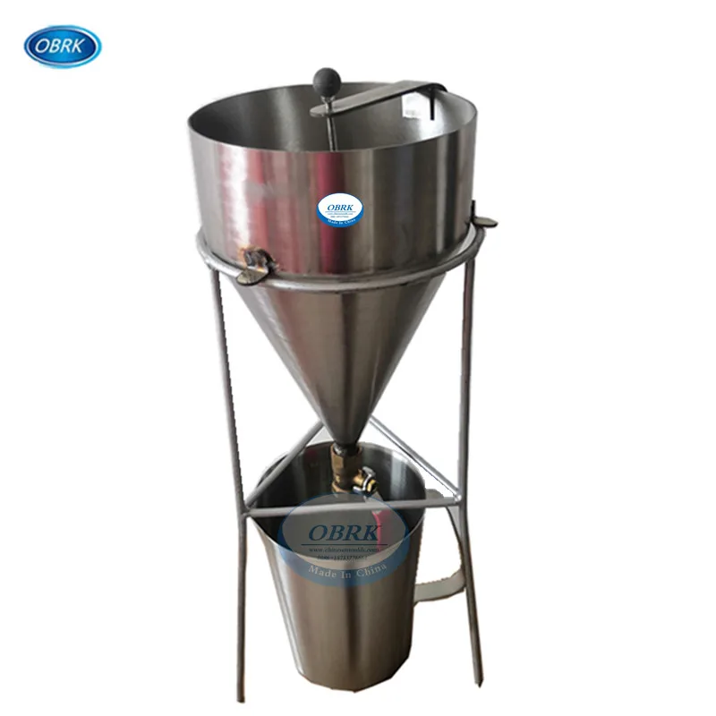 Cement Flow Cone Test Apparatus Grout Flow Cone Set - Buy Flow Cone Set ...