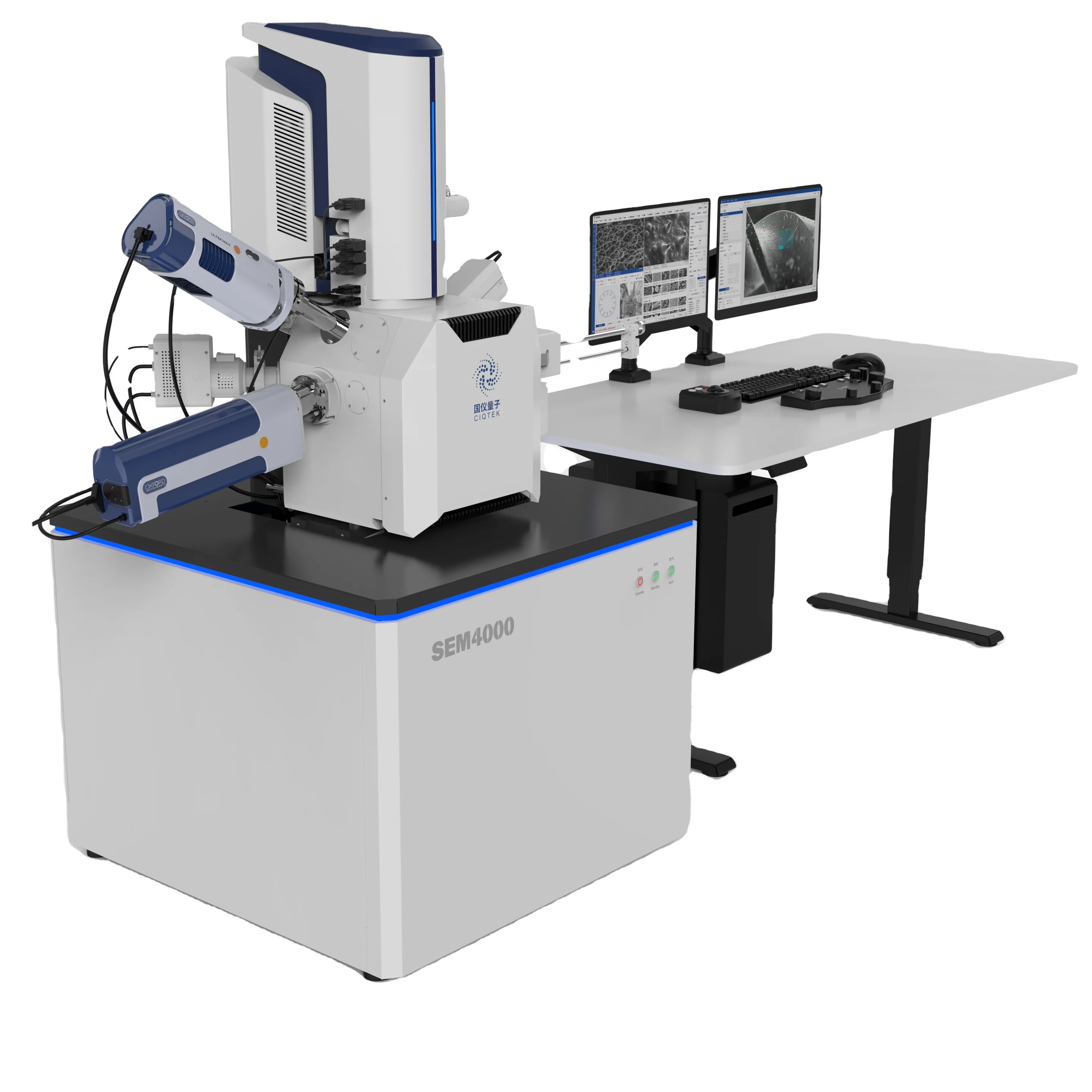High-resolution Field Emission Scanning Electron Microscope SEM4000 with Leak-free Magnetic ...