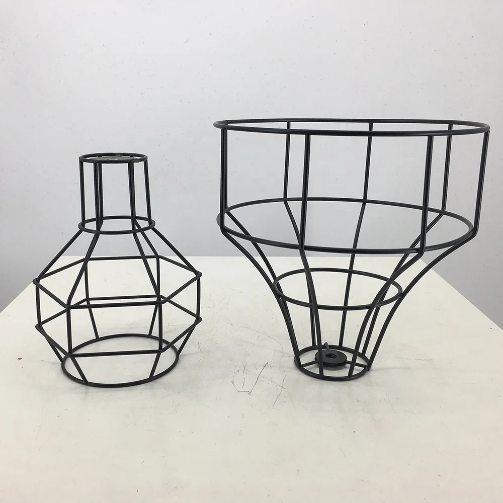 Iron Wire Lamp Shades - Customizable Lighting Solutions