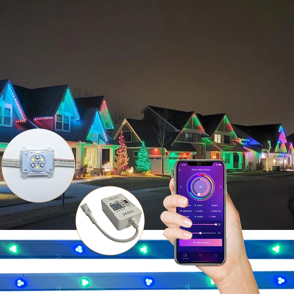 WS2811 Christmas Lights - Waterproof 48V LED Point Lights