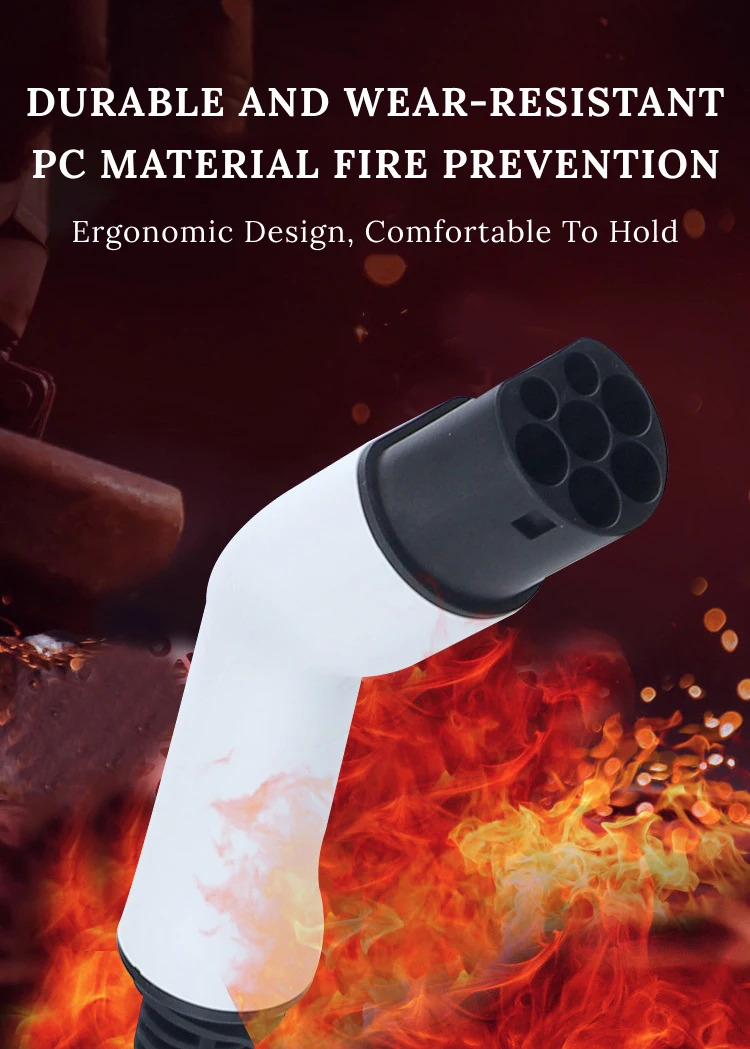 Dual Guns Electric Car Charging Connector 7kw 32a Type 2 Plug New ...