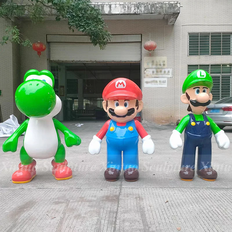 High Quality Mario Statues - Perfect for Shopping Malls