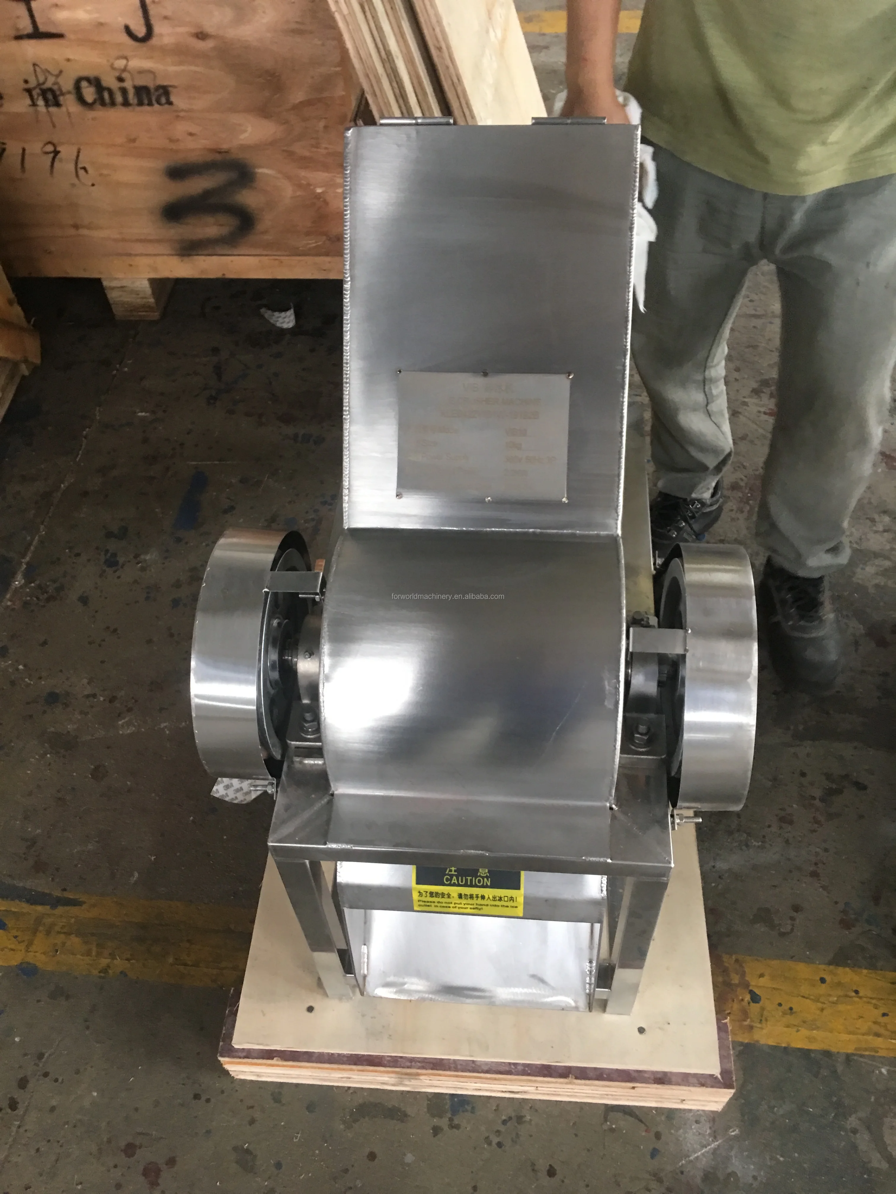 10-50kg Ice Crusher Machine Commercial Industrial Block Ice Crusher ...