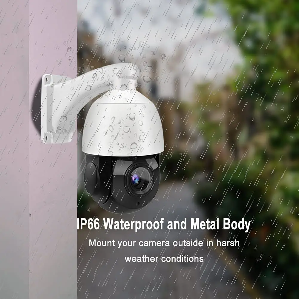 Hik 5MP 8MP IR PTZ Camera - Auto-Tracking & Motion Detection