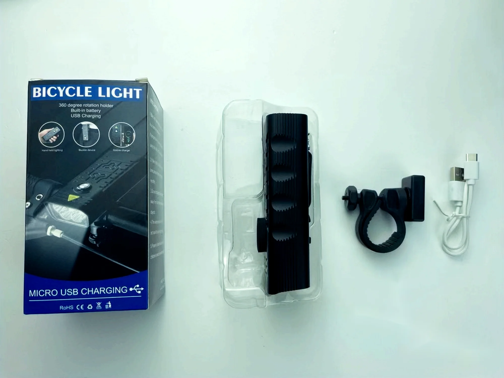 INBIKE Good Quality 3000lm LED Cycle Front Headlight Rechargeable Light With Cycling 3000lm Bike ...