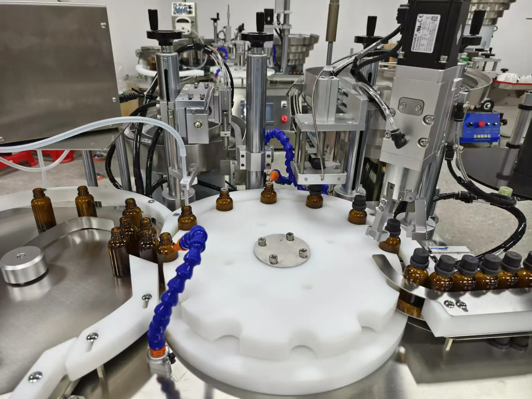 Filling Machine Rotary Automatic Small Bottle Liquid Spray Eye Drop ...