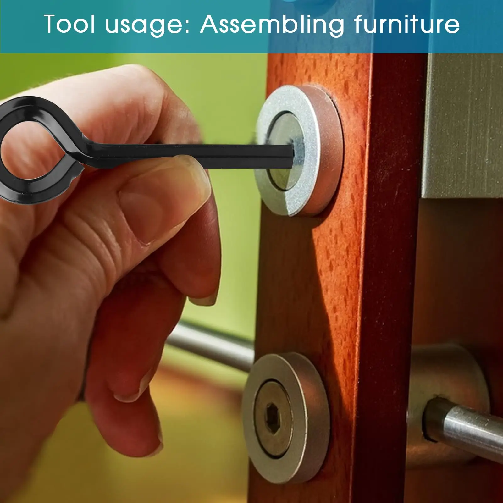 Standard Hex Dogging Key Allen Wrench Keychain - 5/64" to 7/32"