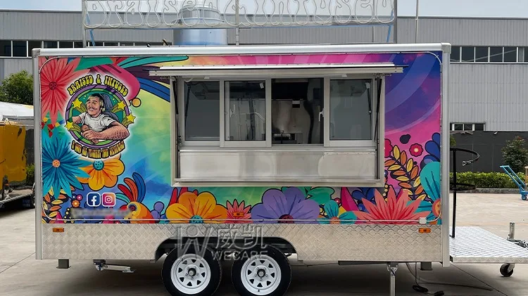 Wecare Multifunctional Customized Fast Food Track Taco Burger Pizza ...