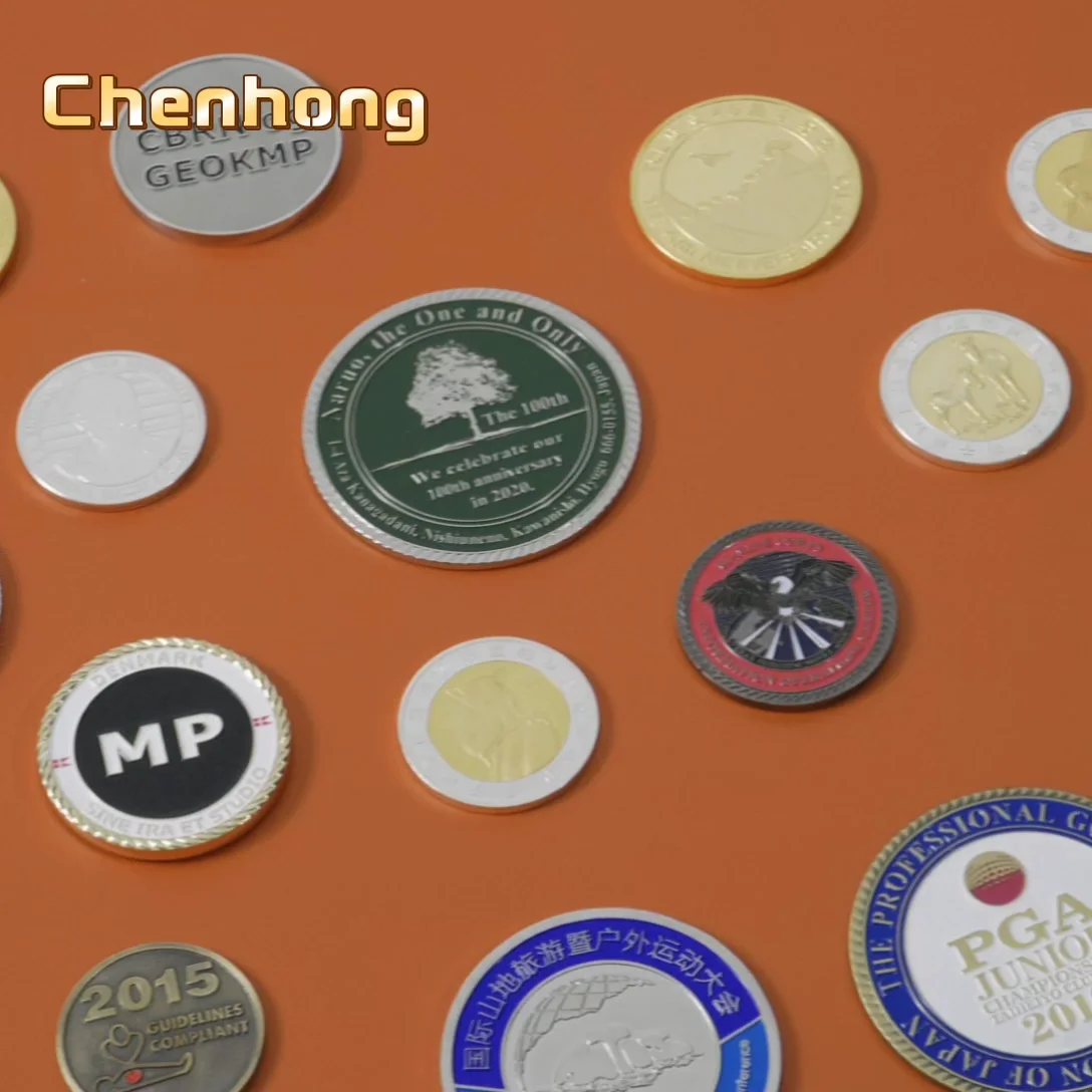 Free Design Manufacture Collectible 3d Zinc Alloy Gold Silver Brass ...