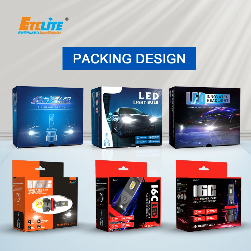 Etclite Bi-led Led Car Projector Lens Light Bulb Lamp Headlight Bulbs ...