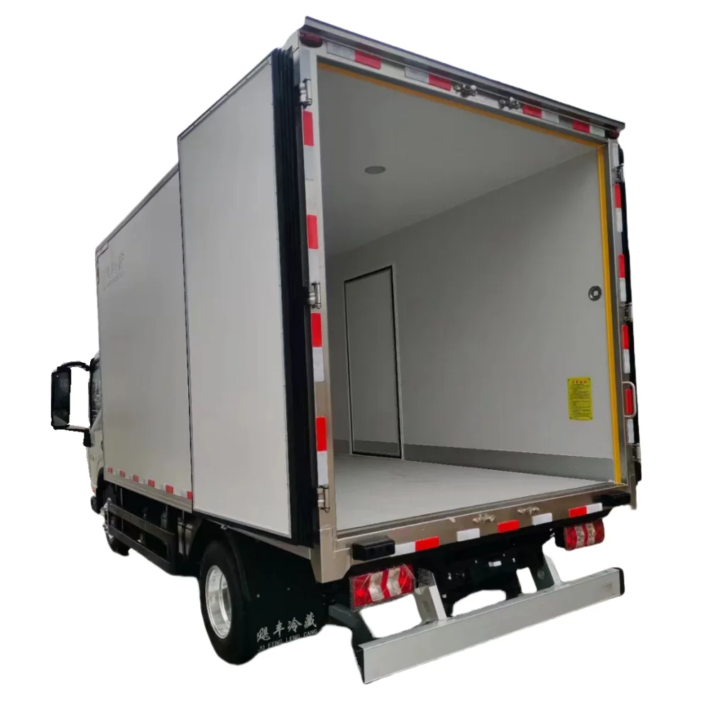 Frozen Food Transport Van Truck Jac Small Size Freezer Box Refrigerated ...