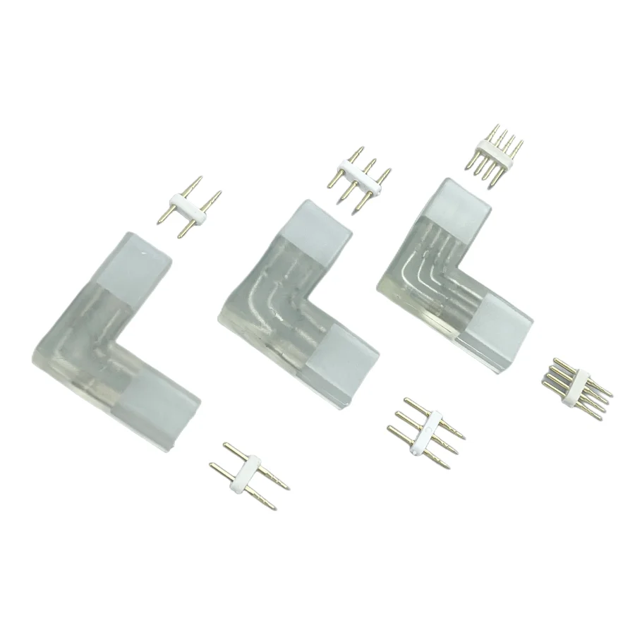 2pin 3pin 4pin L Shape Connector 8mm 10mm 11mm 14mm For Connecting ...