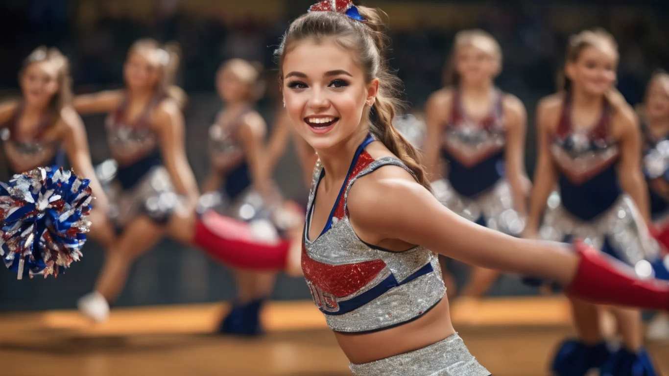 Dancing Sublimation Cheerleading Uniforms Adults All Star Sideline ...