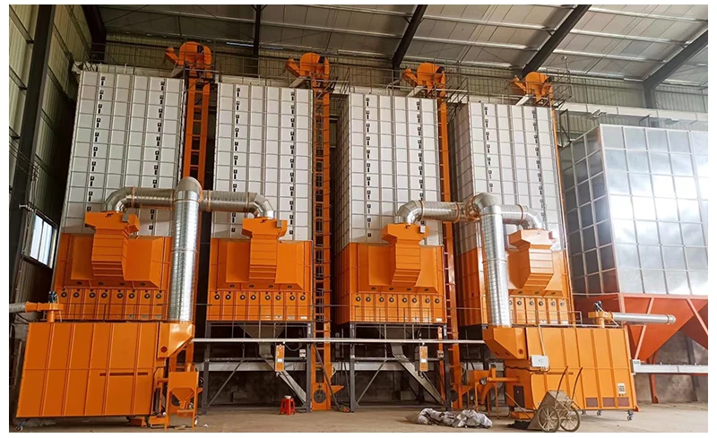 10T 30T Paddy Dryer Machine 0.5-1.2%/H Continuous Grain Dryer Large ...