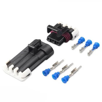 3 Pin Delphi Black Auto Connector Metri-pack 150 Temperature Sensor ...
