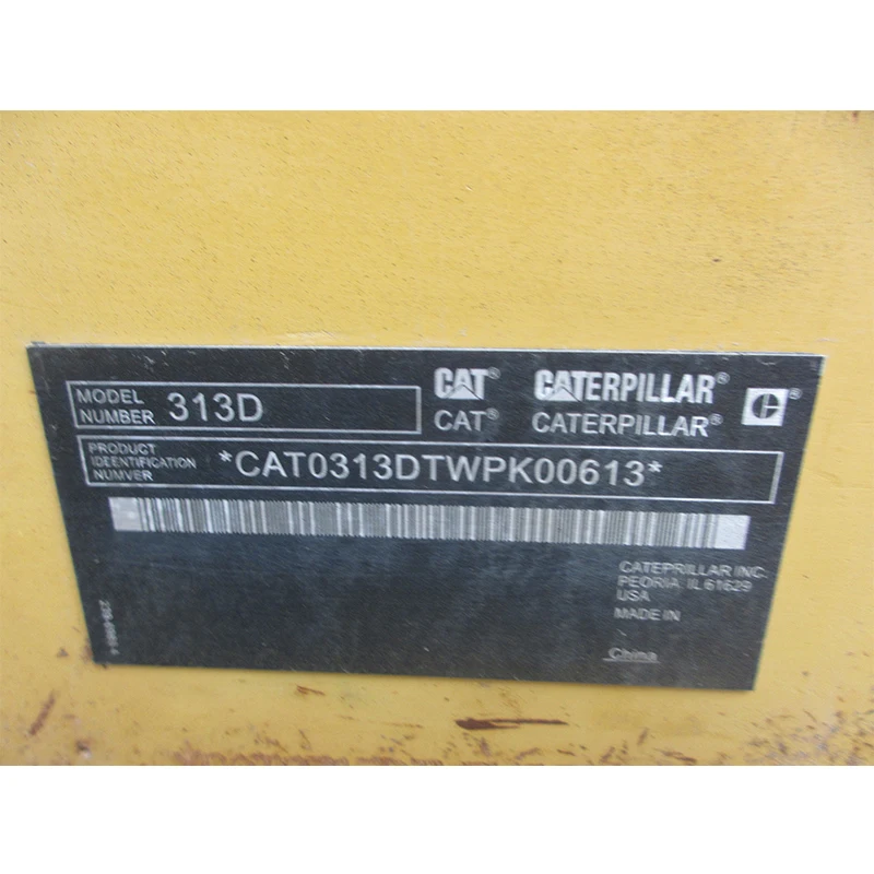 Good Condition Used Caterpillar Crawler Excavator Cat313d Excavating ...