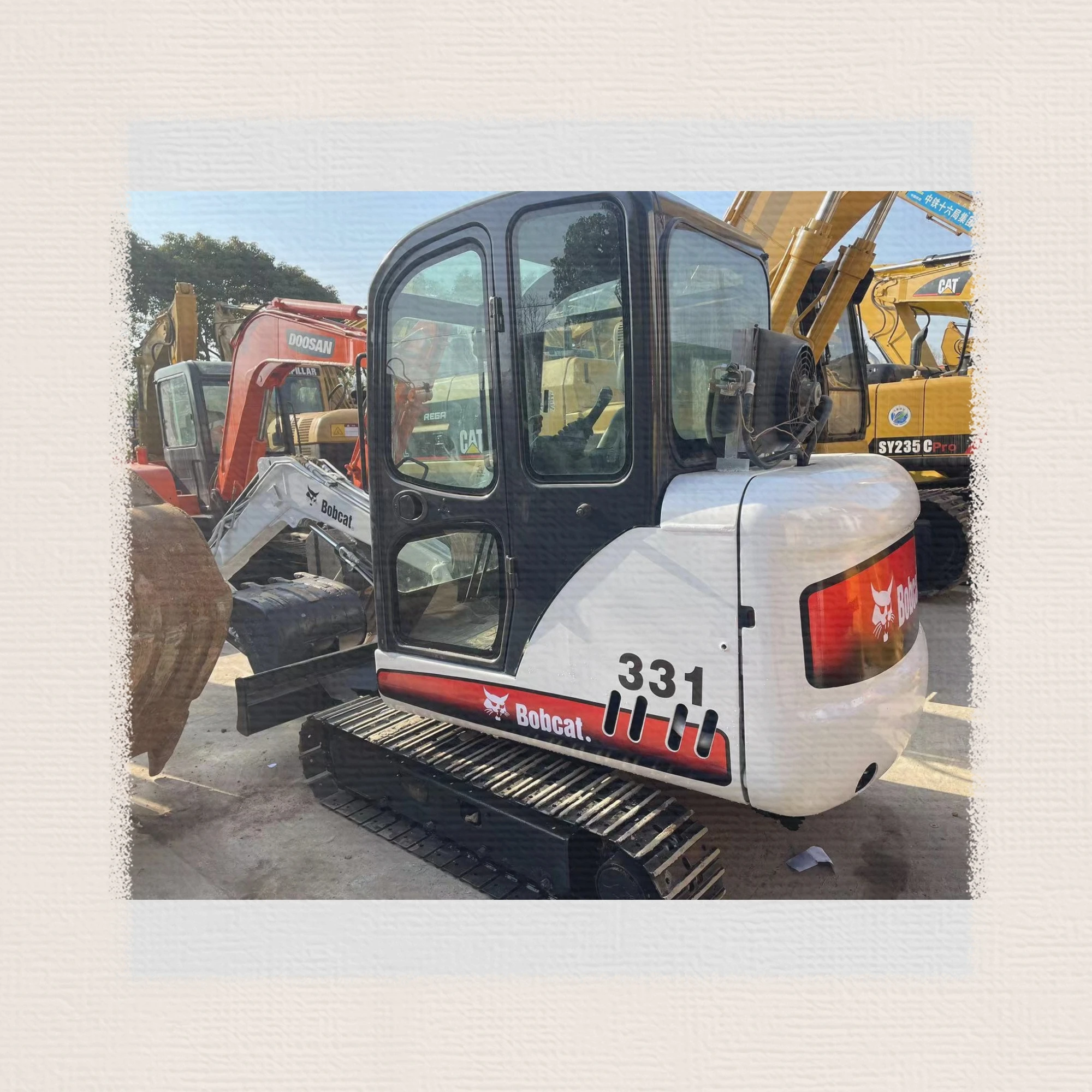 Used Usa Made Bobcat 331g 3 Ton Mini Excavator,Used Bobcat 331 Mx331 ...