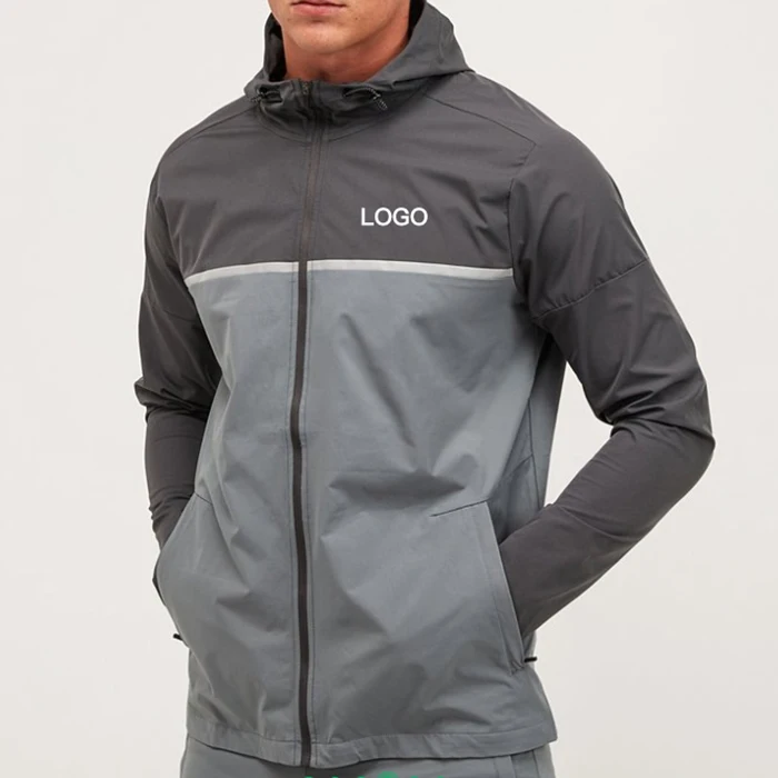 Custom Premium Sporting Windbreaker Jacket Set For Men Jogging Casual ...